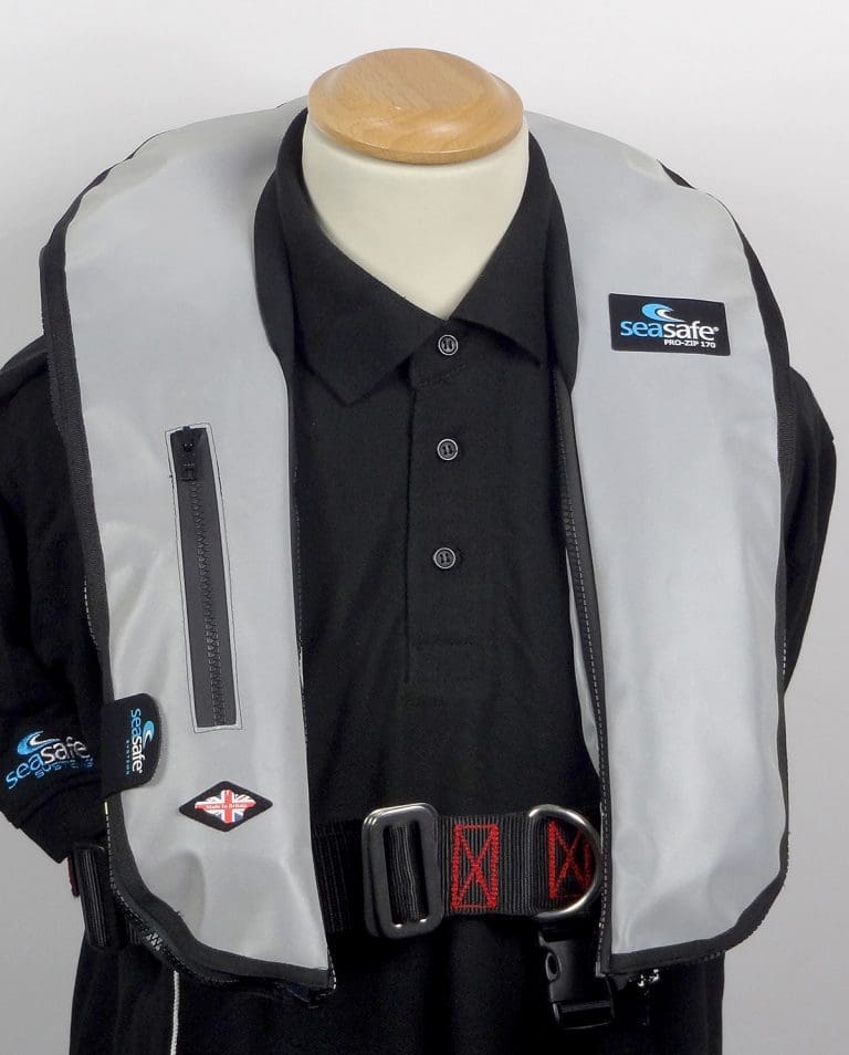 Self Inflating Hi-visibility lifejacket with reflective cover