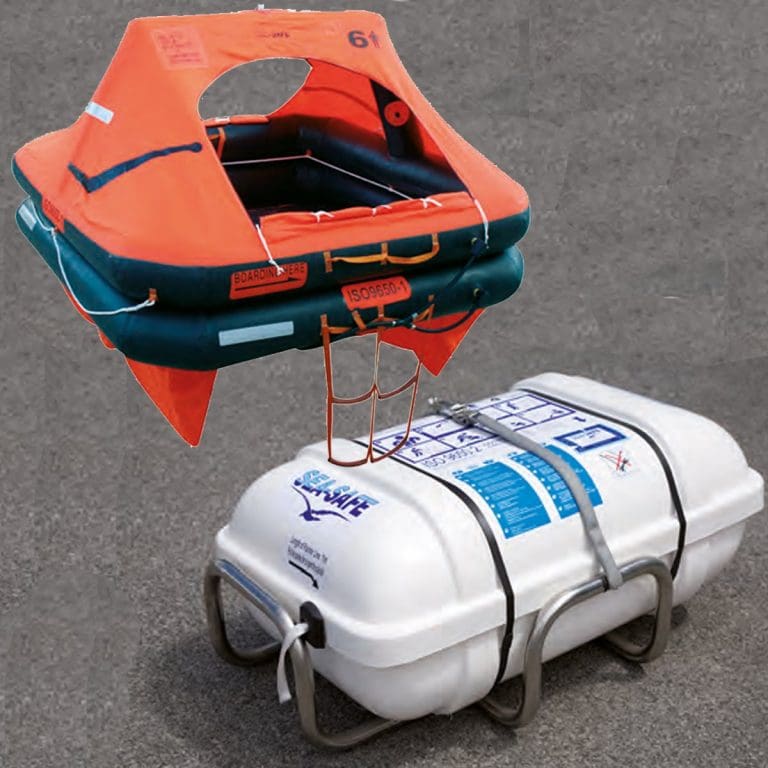 SeaSafe Pro-Light Container Life Raft - SOLAS B, +24hr & -24hr packs