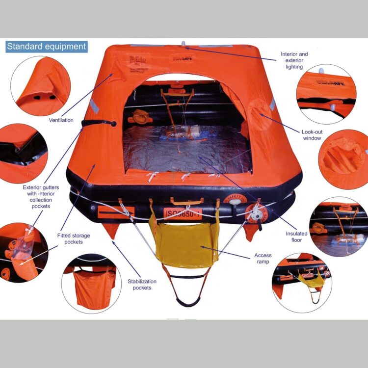 Standard Seasafe Life Raft - Container - SeaSafe Systems Ltd